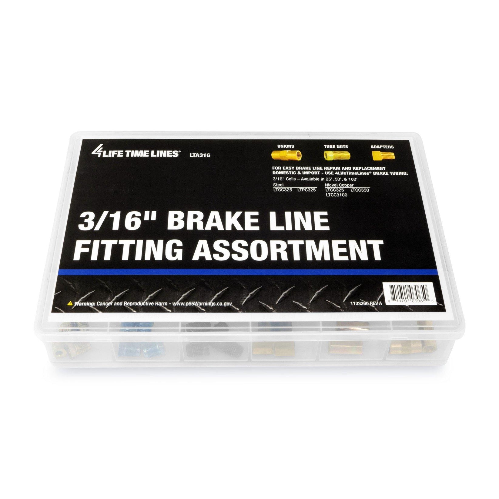 3/16″ Brake Line Fitting Assortment Kit | 4LifetimeLines®