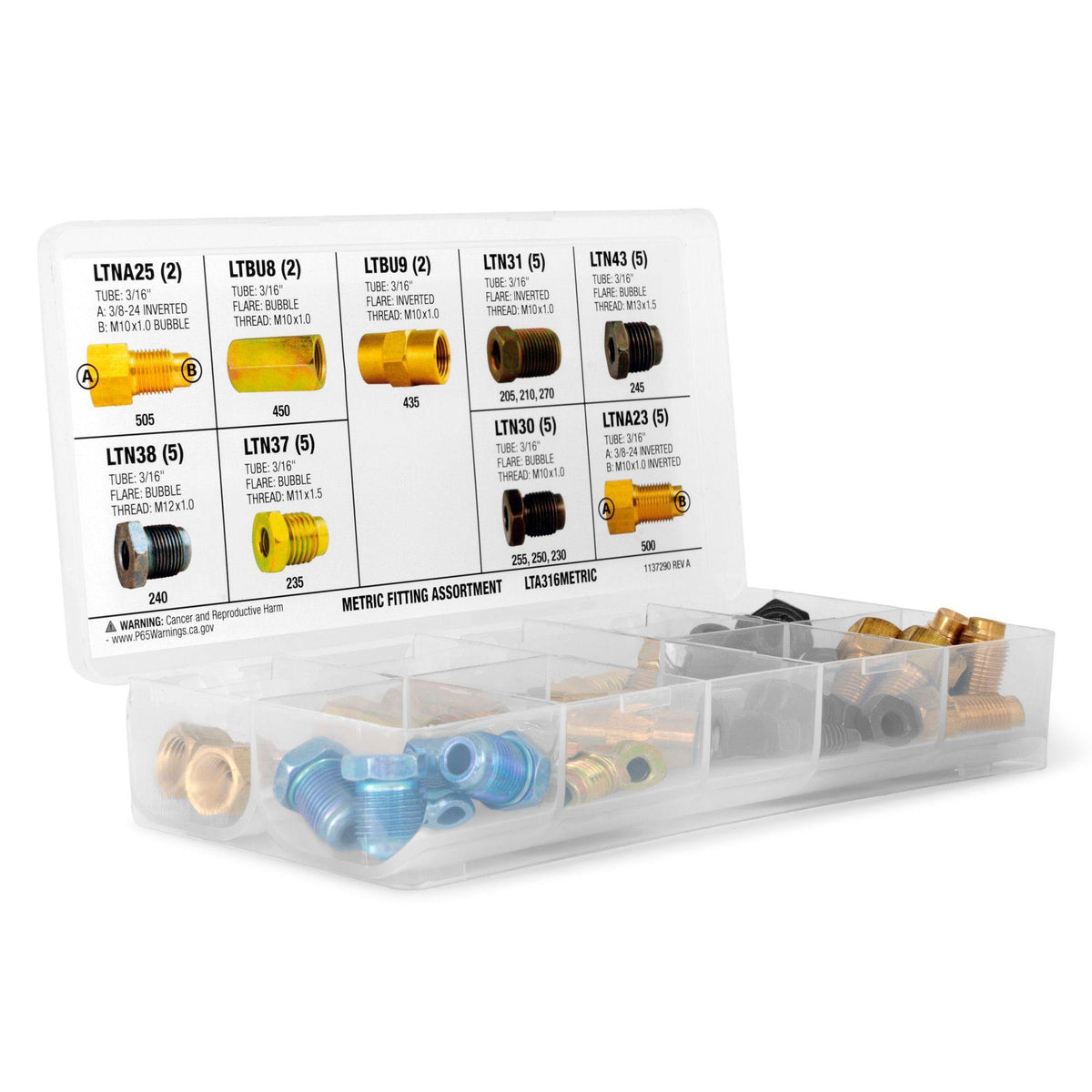 3/16″ Metric Brake Line Fitting Kit (9 pcs) | 4LifetimeLines