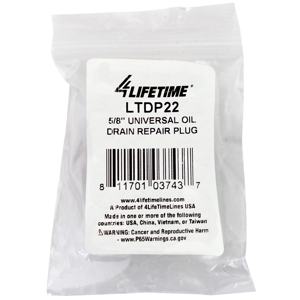 5/8" Universal Oil Drain Repair Plug – 4LifetimeLines