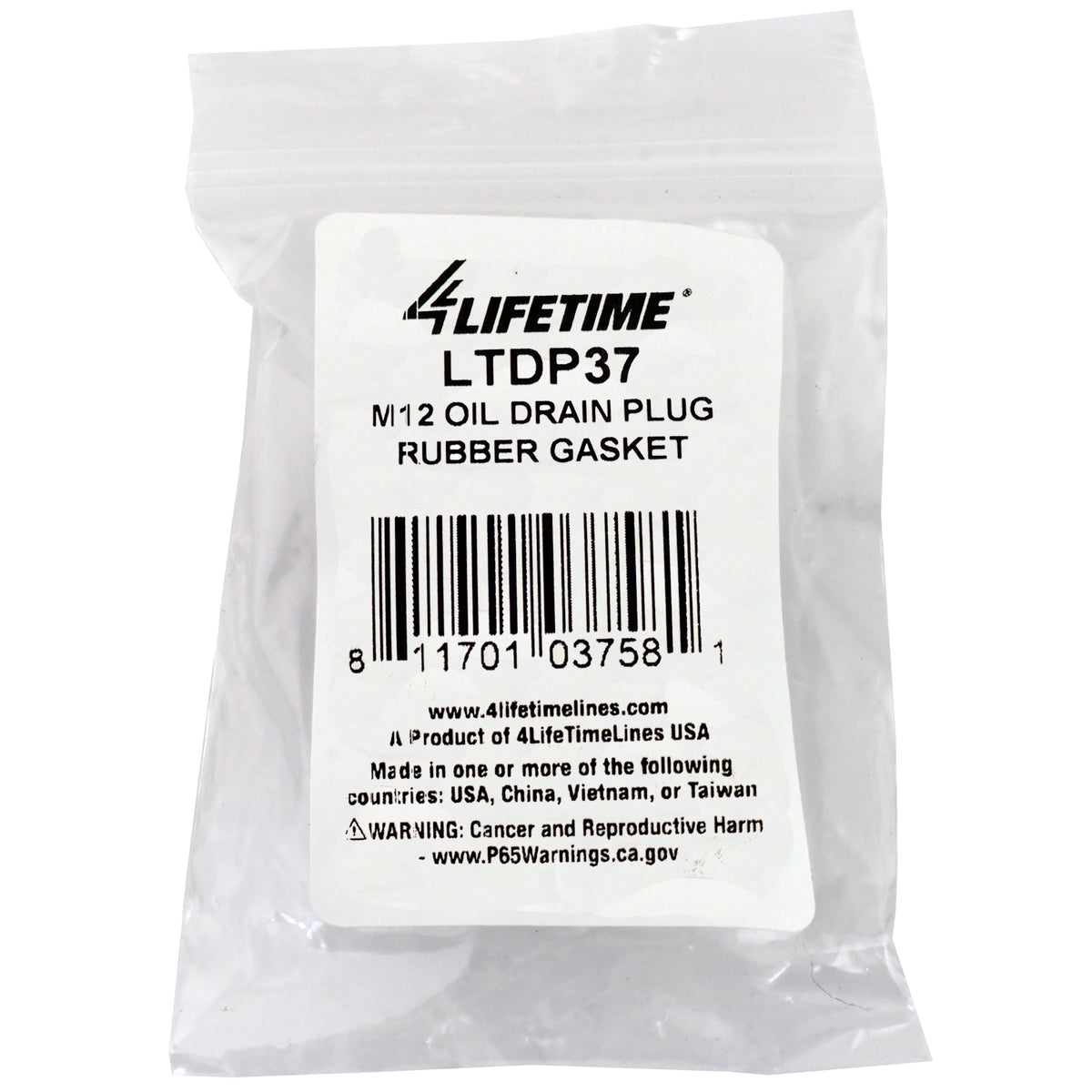 M12 Oil Drain Plug Rubber Gasket - OE Fit | 4LTL | 4LifetimeLines